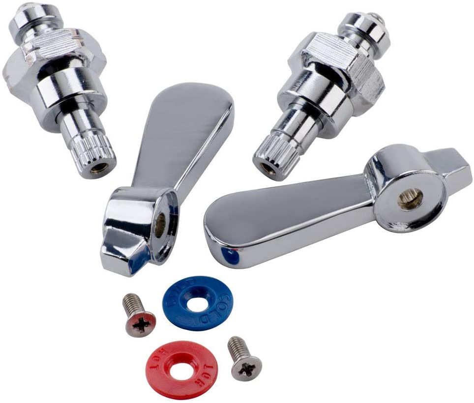 Faucet Repair Kit with Handles and Stems for Wall Mount Faucets ...