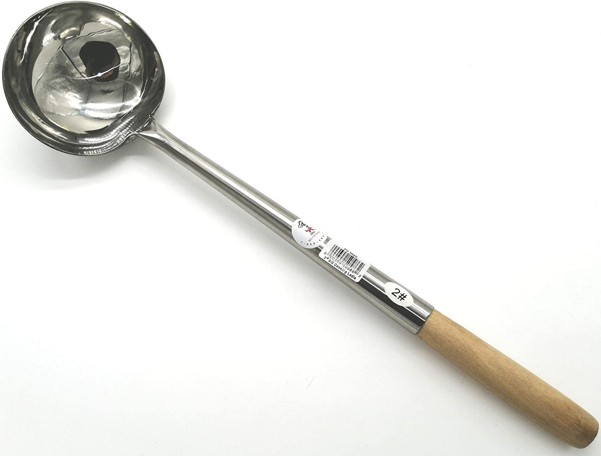 8 oz Chinese Cooking Ladle(Width: 4-1/2