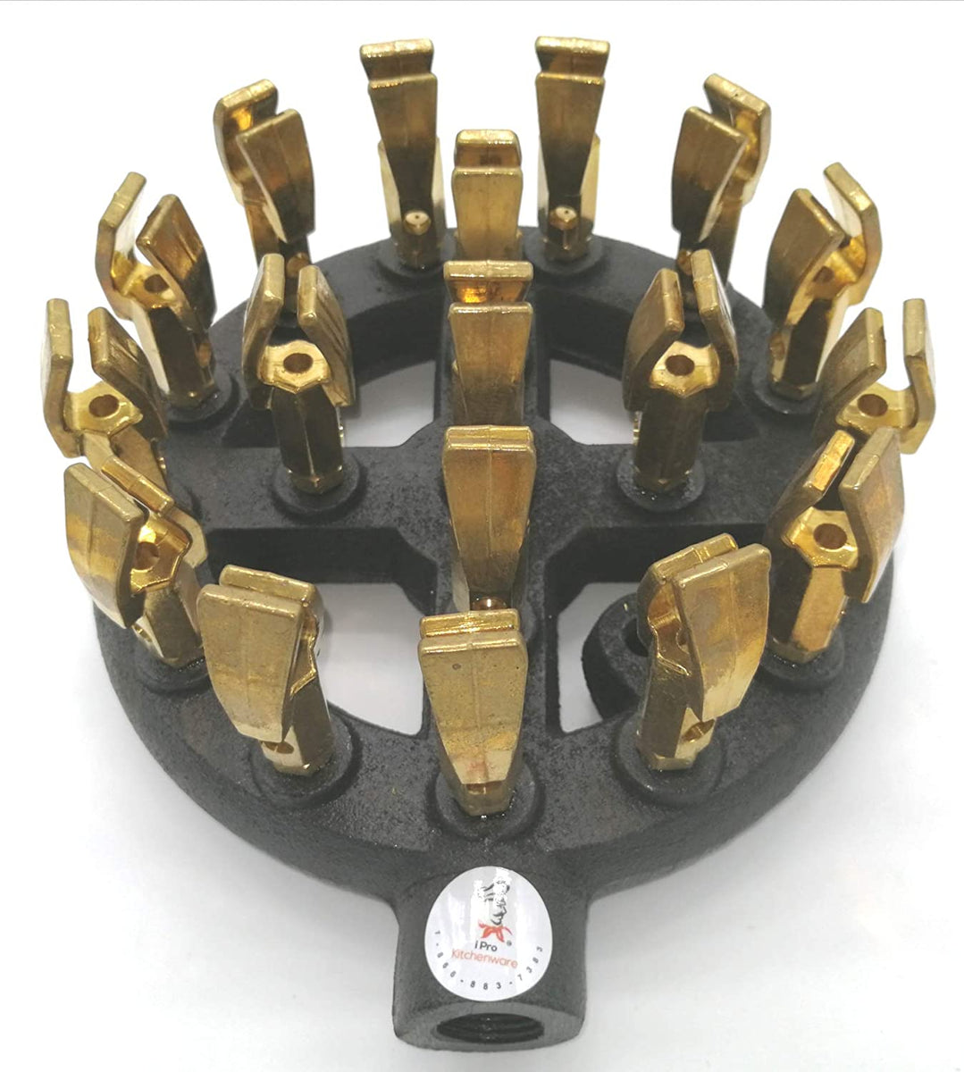 8 Inch High-Powered Duck Tip Jet Burners (Propane Gas) (18 Brass Tip J ...